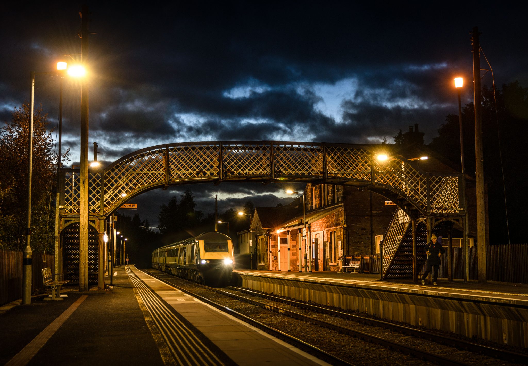 Night - a playground for creativity - Andrew Shenton Railway Photographer